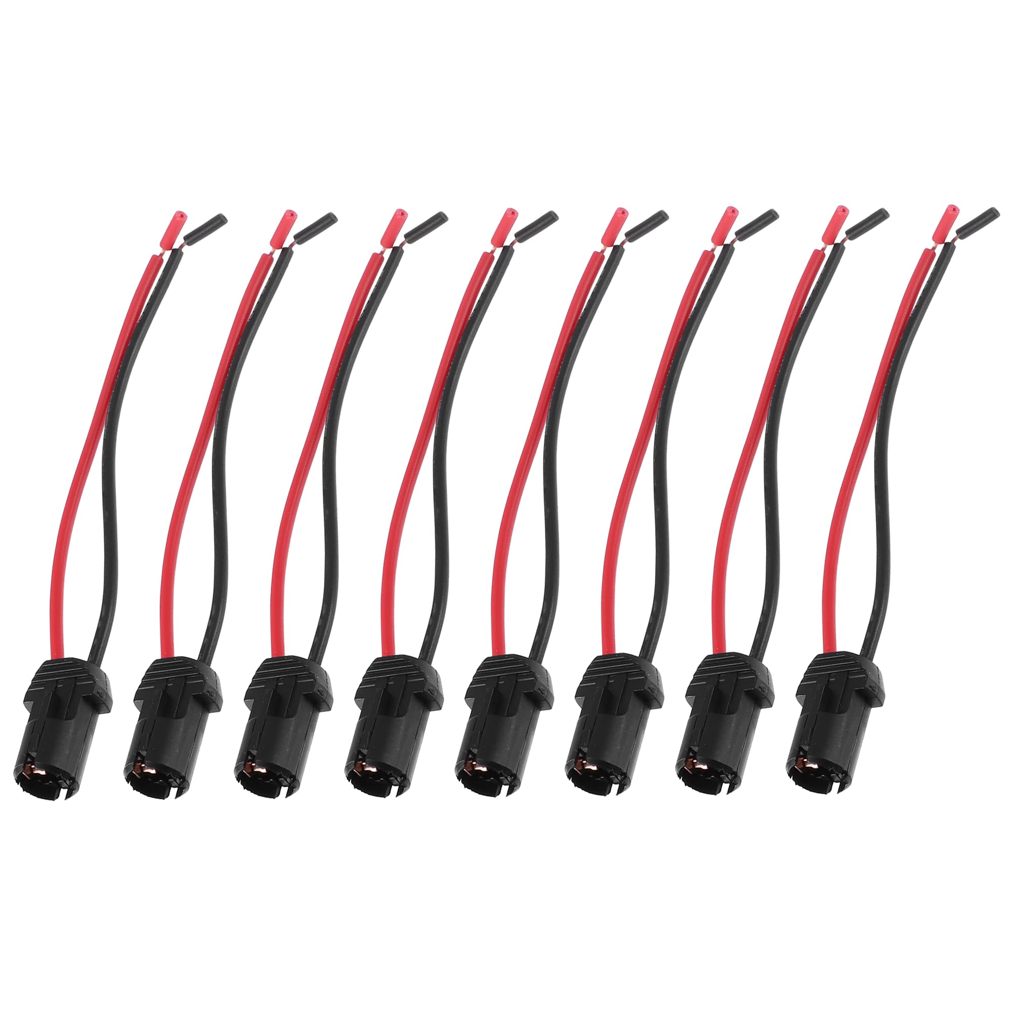 X AUTOHAUX 8pcs T10 Pigtail Socket Harness Adapter for Car Turn Signal ...