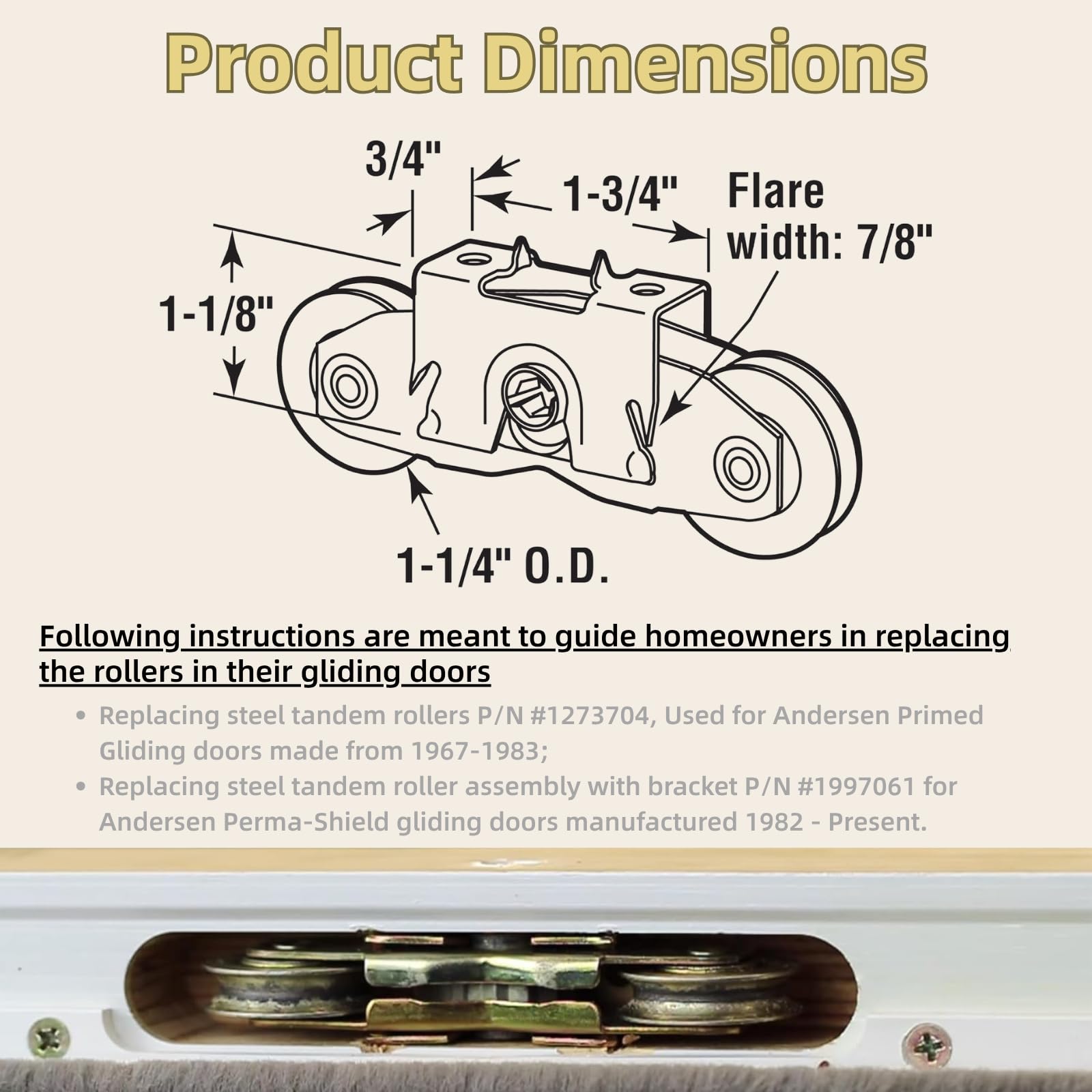 Sliding Door Rollers Patio Door Rollers Replacement Andersen 200 And ...