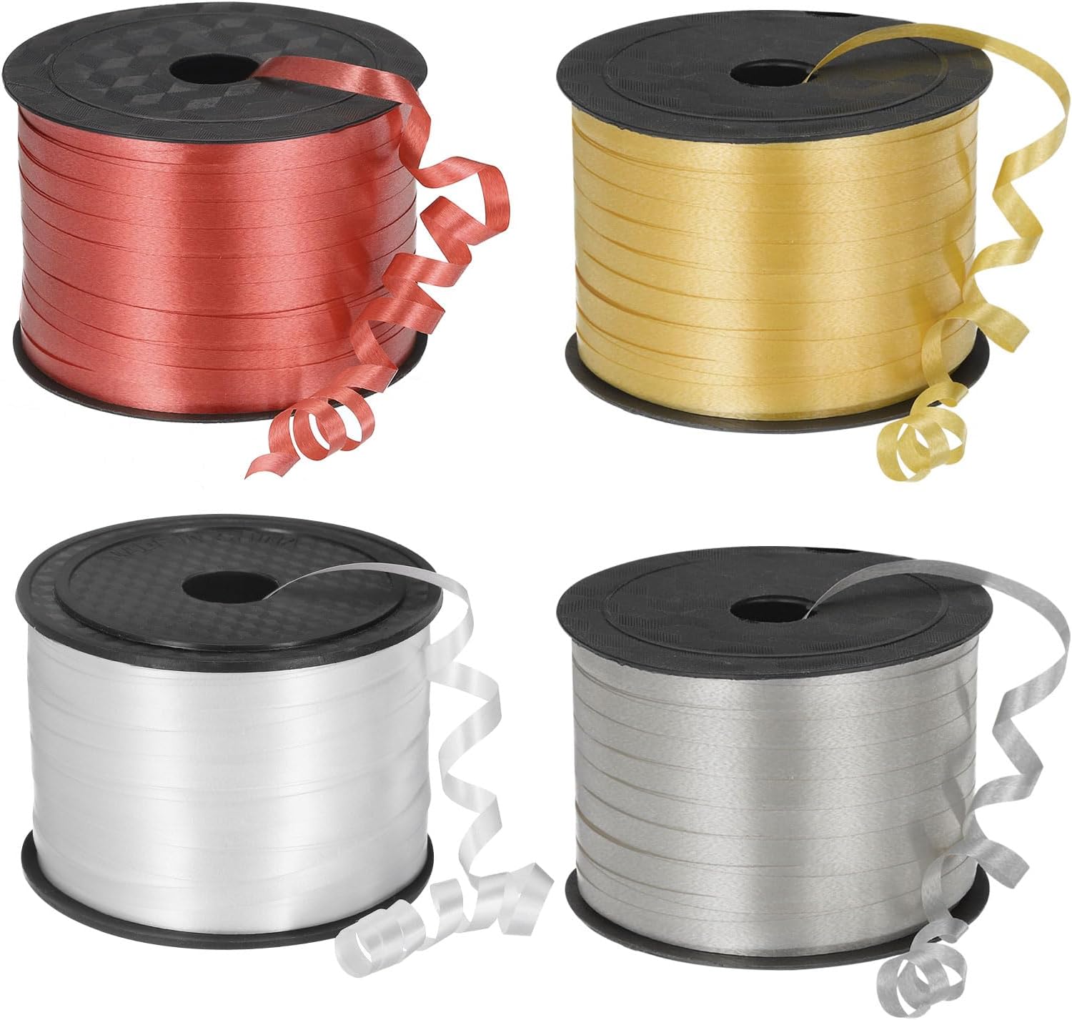 Amazon.com: PATIKIL 4pcs 100 Yards Curling Ribbon Crimped Balloon ...