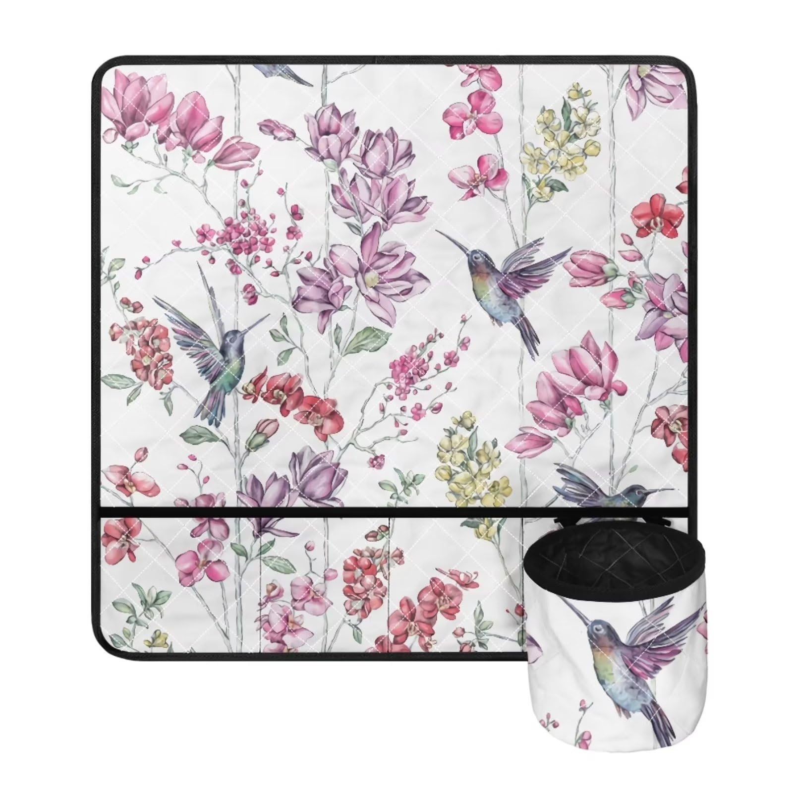 Amazon.com: Kathyboom Humming Bird Sewing Machine Mat for Table ...