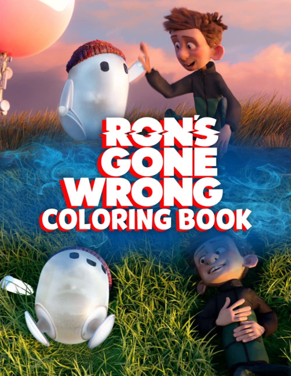 Buy Ron's Gone Wrong Coloring Book: Over 40 One Sided Coloring Pages ...