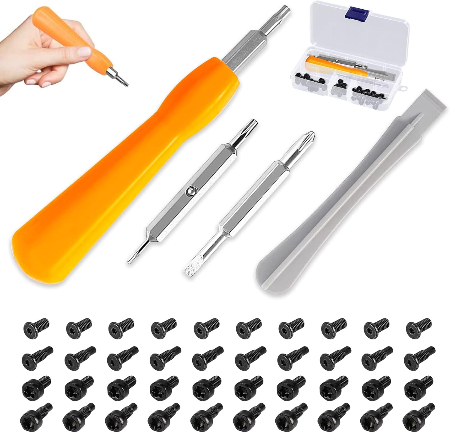 Doorbell Replacement Screws and Screwdriver Kit, T6, T15, SL2.0, PH2 ...