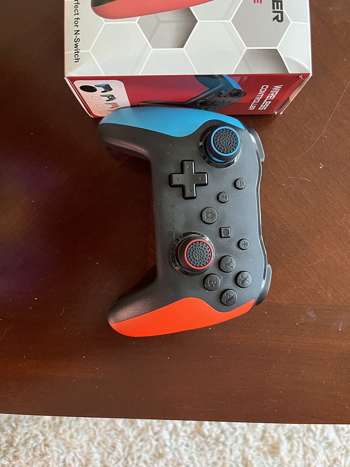 Amazon.com: NETNEW Wireless Switch Pro Controller Remote Gamepad Turbo Vibration Joystick ...