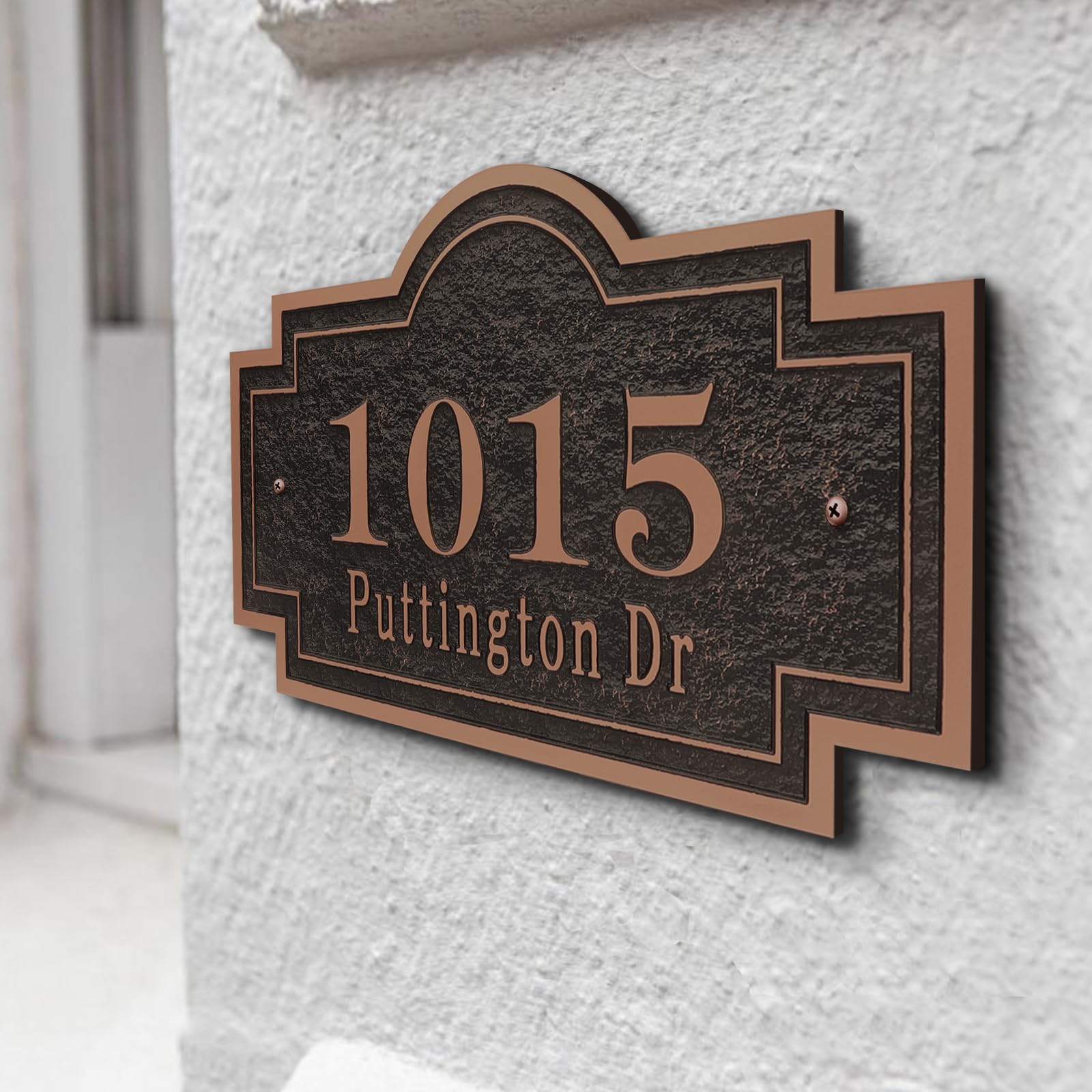Amazon.com: Personalized Address plaque, Custom House Number Sign ...