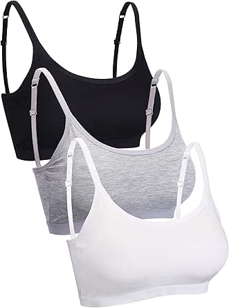 Amazon.com: Blulu Mini brasier tipo camisola con relleno inalámbrico ...