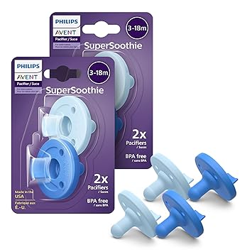 Amazon.com : Philips Avent Soothie Orthodontic Baby Pacifiers, 100% ...