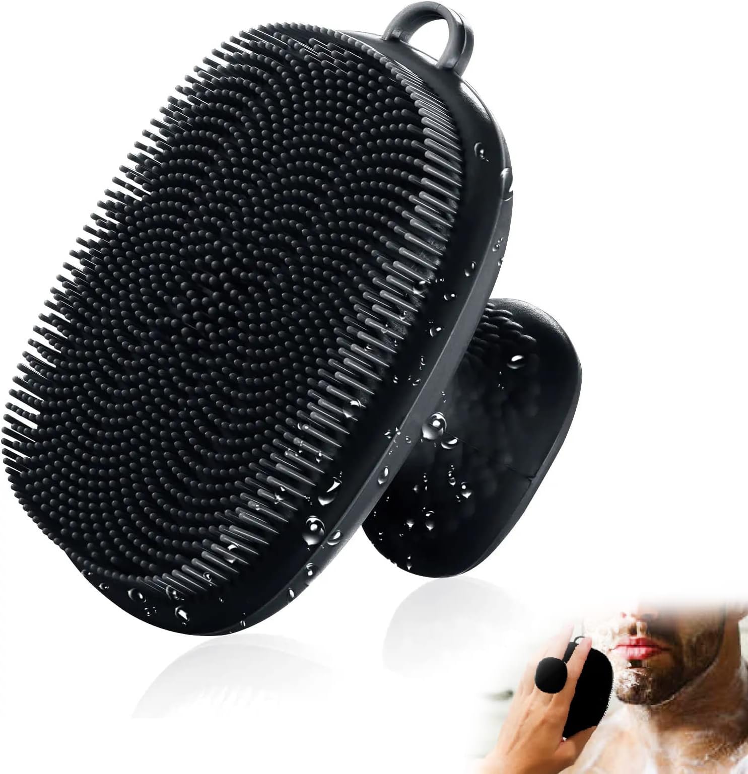 Amazon.com: VWMYQ Face Scrubber, Silicone Face Scrubber for Men, Facial ...