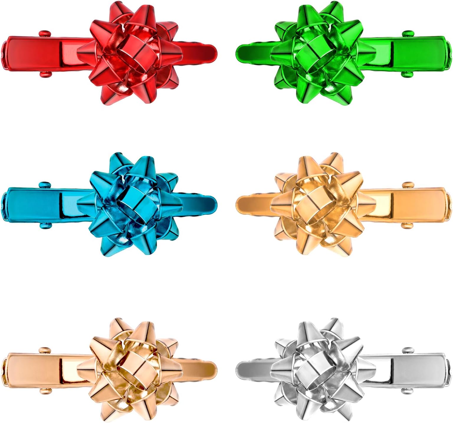 Amazon.com : HZEYN Christmas Hair Clips for Women Winter Holiday Wrap ...