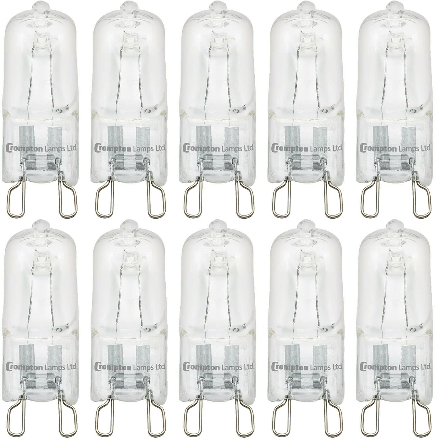 Masterpart Crompton G9 Halogen Capsule Light Bulb Lamps 33W Warm White ...