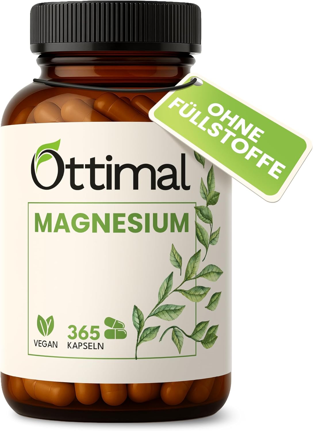 Magnesium 400mg Kleine Kapseln (1 Jahr / 107% NRV) Magnesiumoxid 666mg ...
