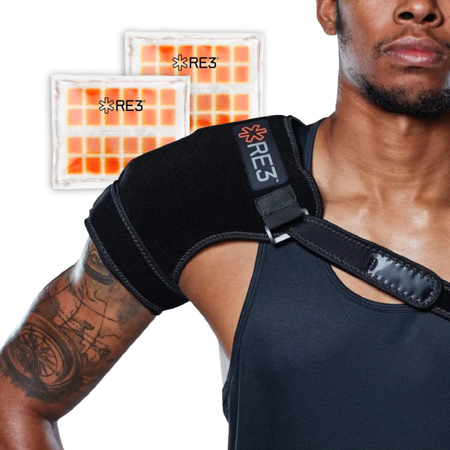 Amazon.com: RE3 Ice Compression Pack for Shoulder, Hip & Glute - Cold ...
