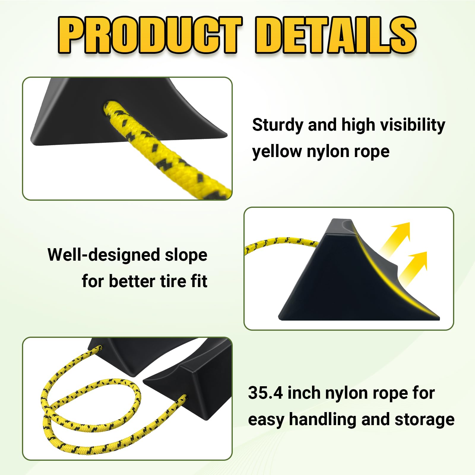 Snapklik.com : ROBLOCK Upgrade Wheel Chocks For Lightweight Travel ...