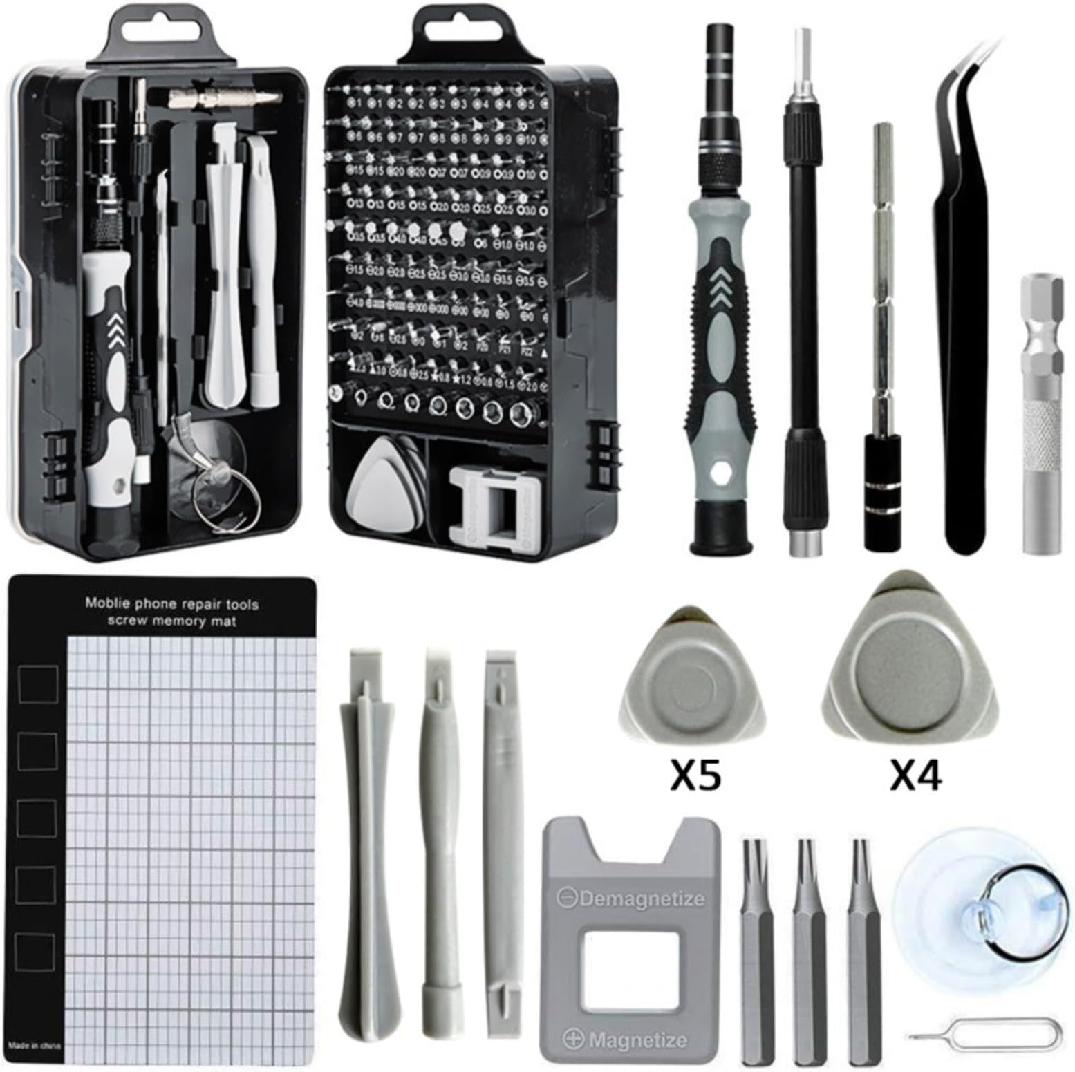 Amazon.com: Generic Precision Magnetic Screwdriver Set 124-Piece ...