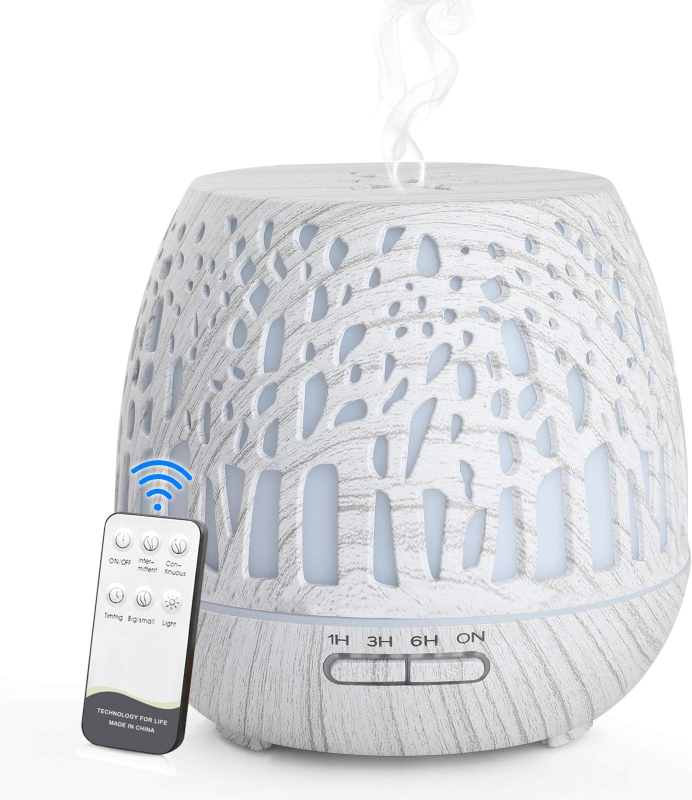 Simpeak 400ml Essential Oil Diffuser, BPA Free Aromatherapy Diffuser ...