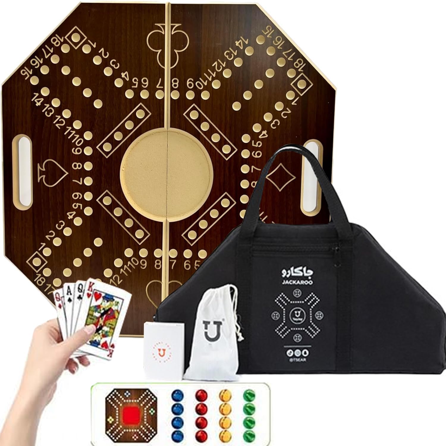 Fitness World Jakaro Wooden Game with Strong Carrying Case for ...