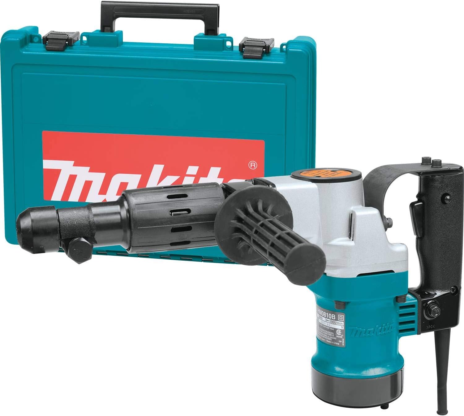 Makita HM0810B 13 lb. Demolition Hammer, accepts 3/4" Hex bits , Blue ...