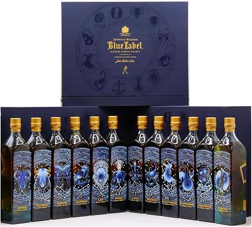 Johnnie Walker - Blue Label - Zodiac Collection 12 x 20cl - Whisky 20cl ...