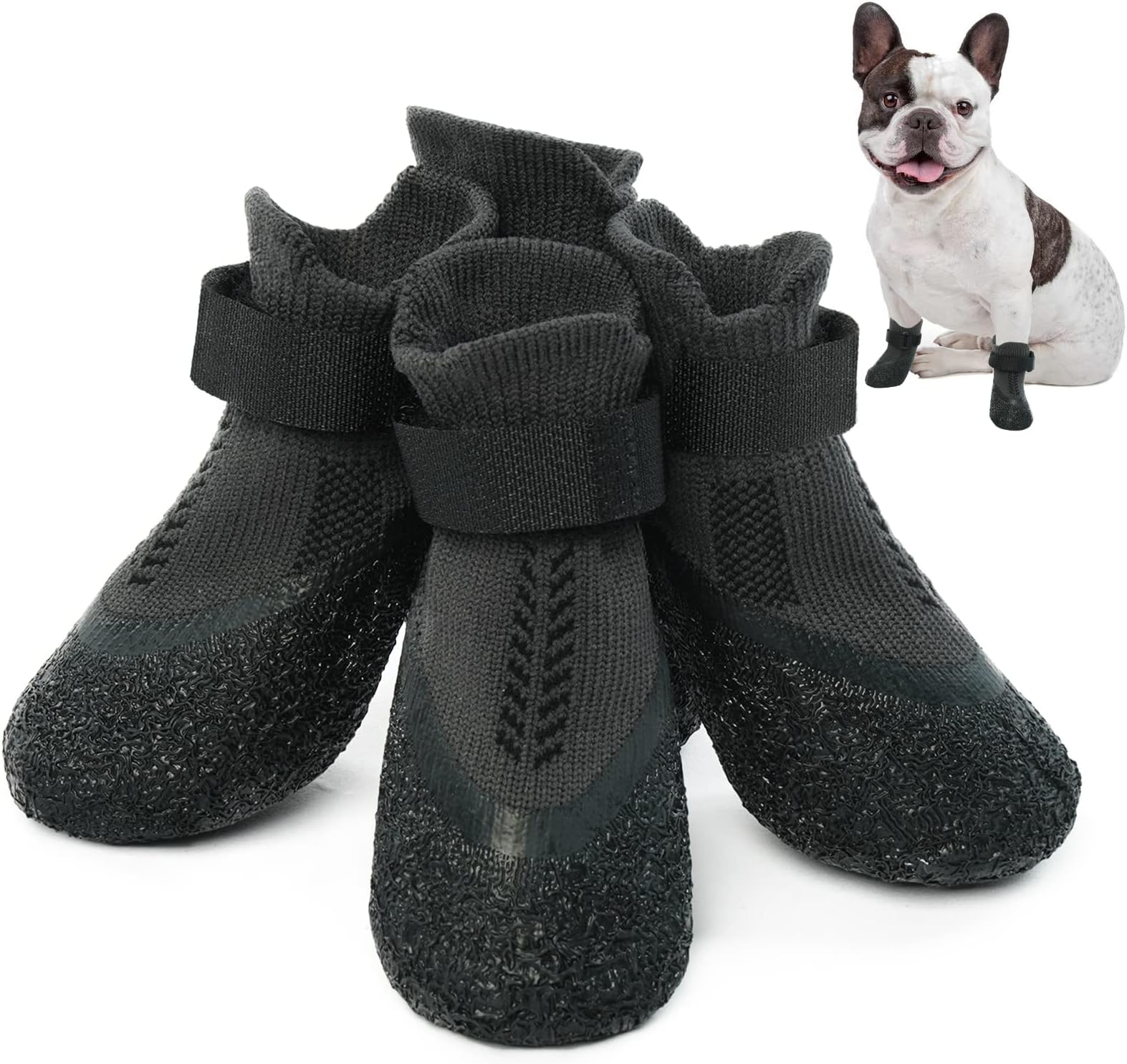 Amazon.com : Dog Socks for Puppy Small Medium Senior Dogs, Anti-Slip ...