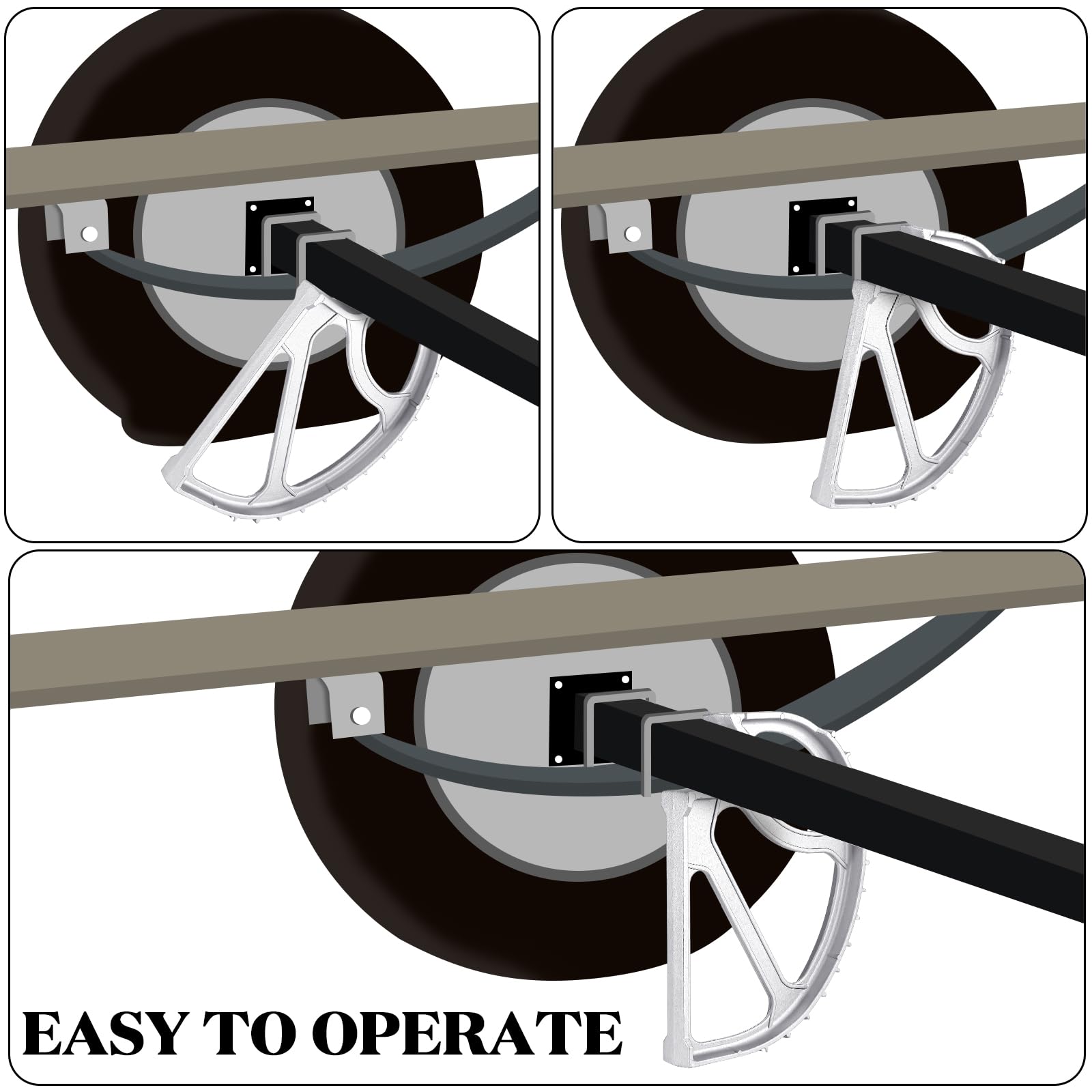 Snapklik.com : Lasnten Easy Lift Jack Heavy Duty Boat Trailer Jack