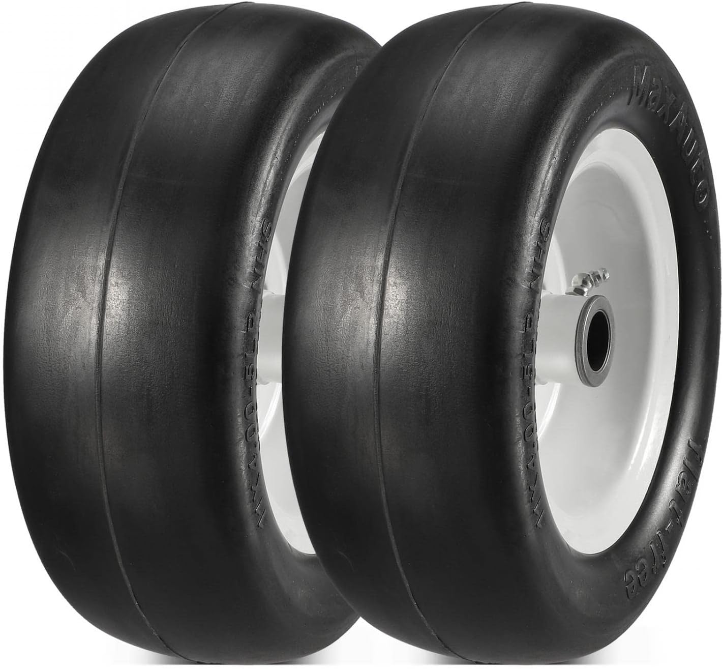 Amazon.com: MaxAuto 11x4.00-5 Lawn Mower Tires 11x4-5 Flat Free Tire ...