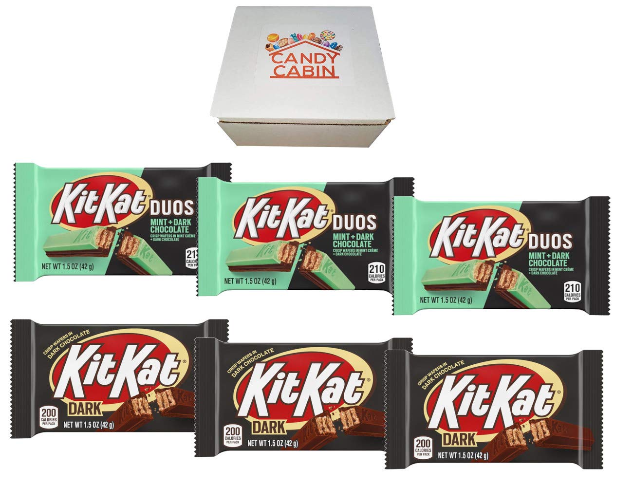 Kit Kat – Caja variada de barras de caramelo de chocolate, barras de 1. ...