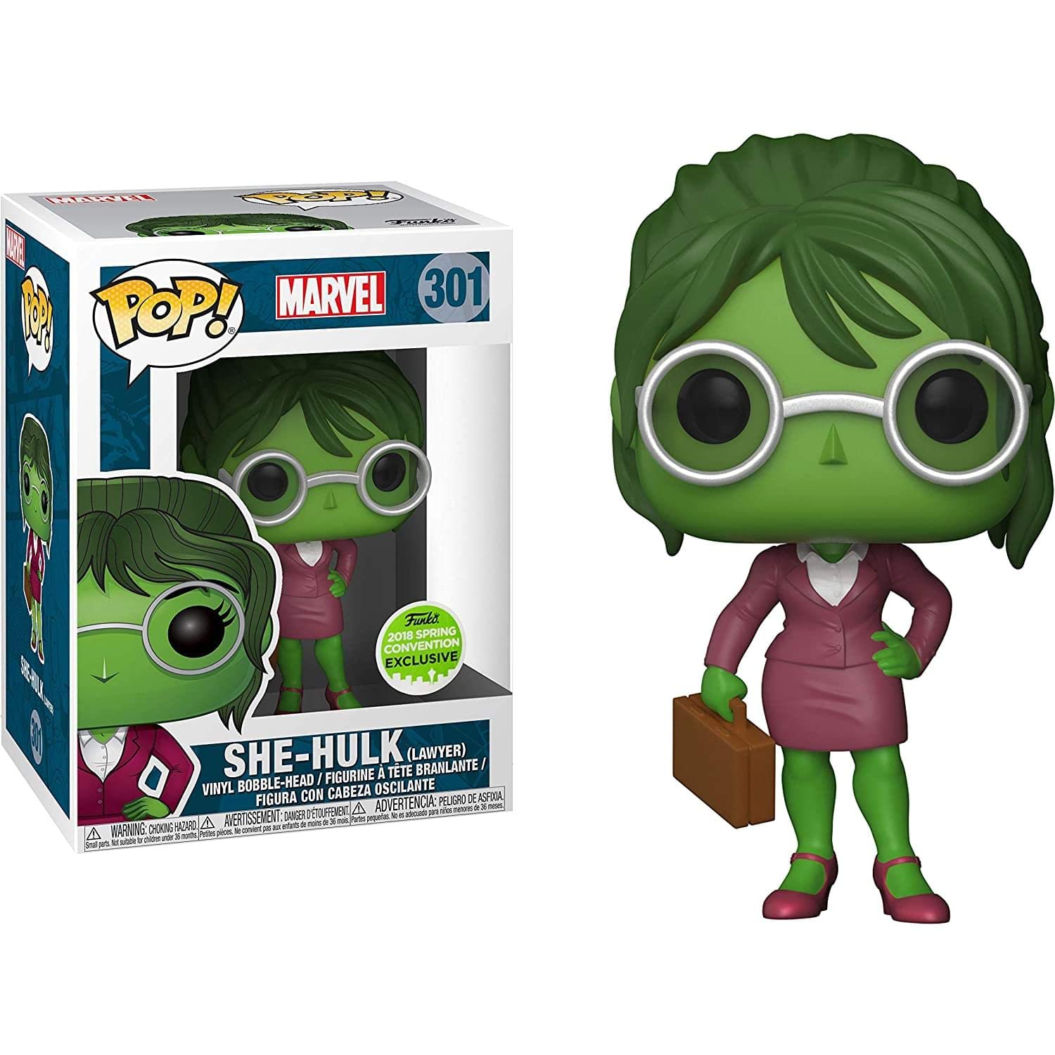 She-Hulk (Lawyer) - Funko Pop! Marvel Figure 2018 Spring Convention ...