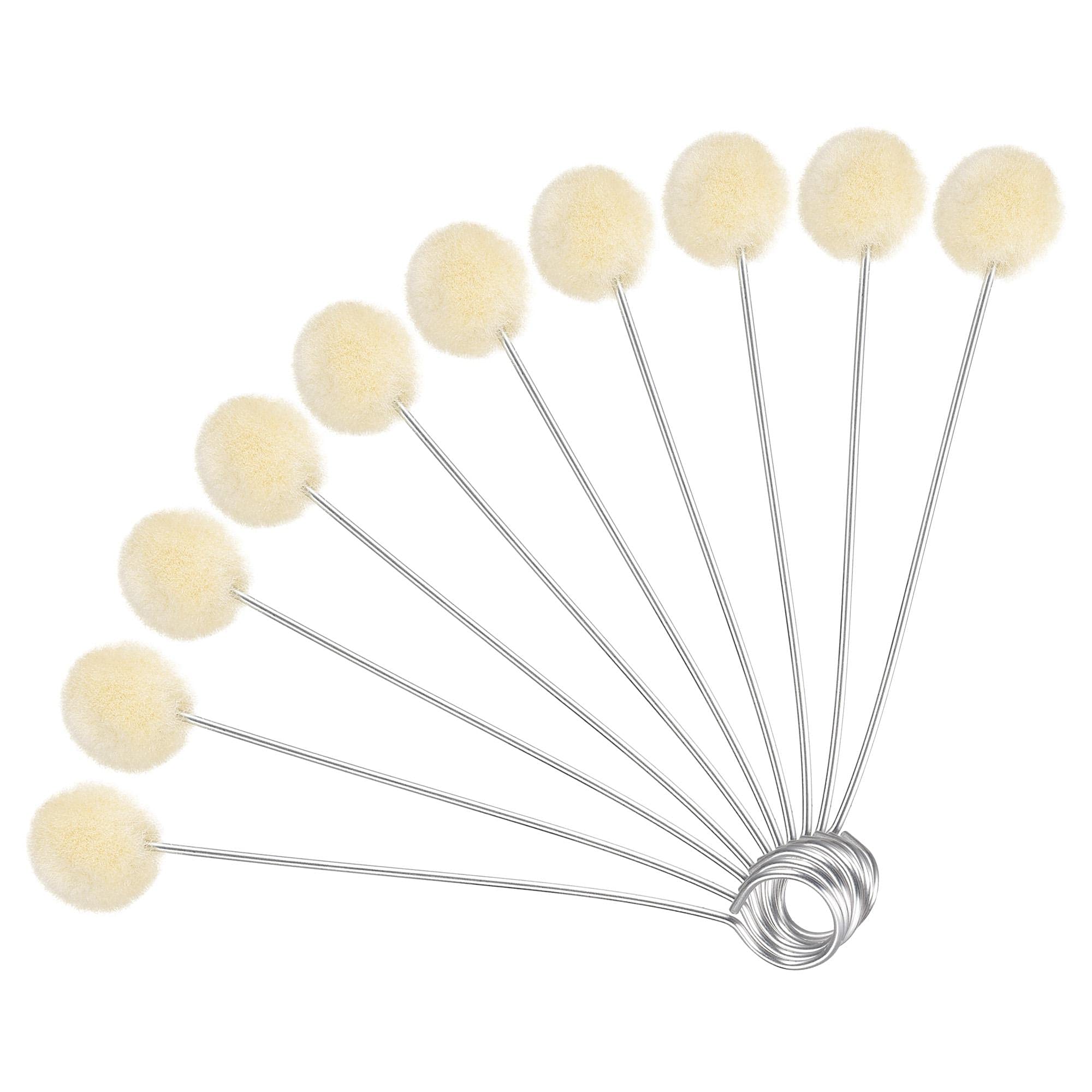 Amazon.com: uxcell 50 Pcs Wool Daubers Ball Leather Dye Tool 5.9 ...