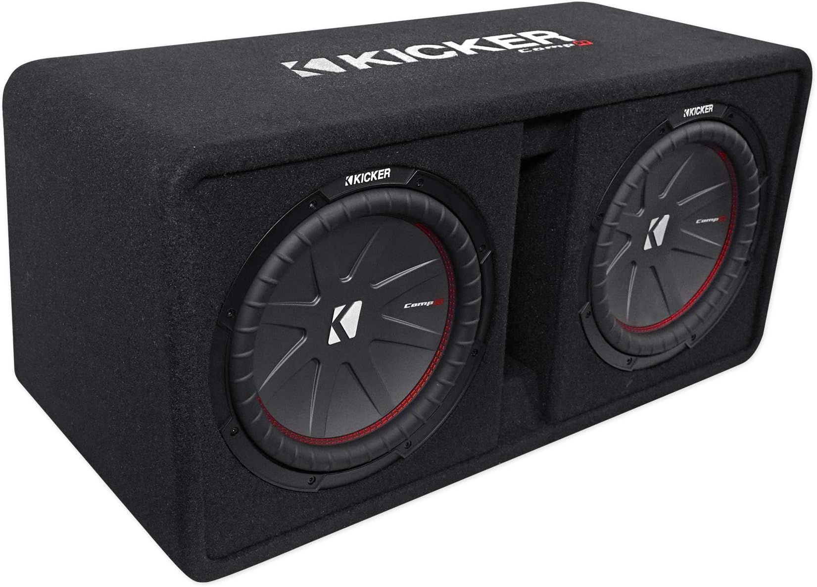Amazon.com: Kicker 43DCWR122 CompR12 Dual 12-inch (30cm) Subwoofers in ...