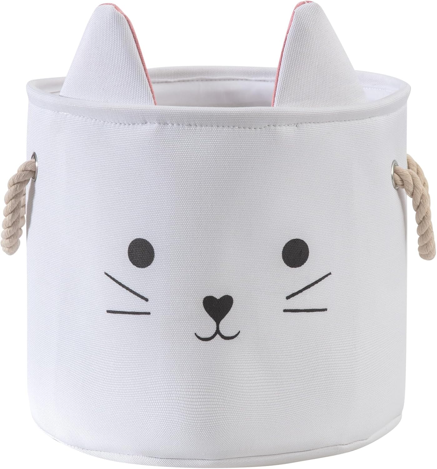 Amazon.com: HomeyPine Cat Laundry Basket with Handle, Cat Storage ...