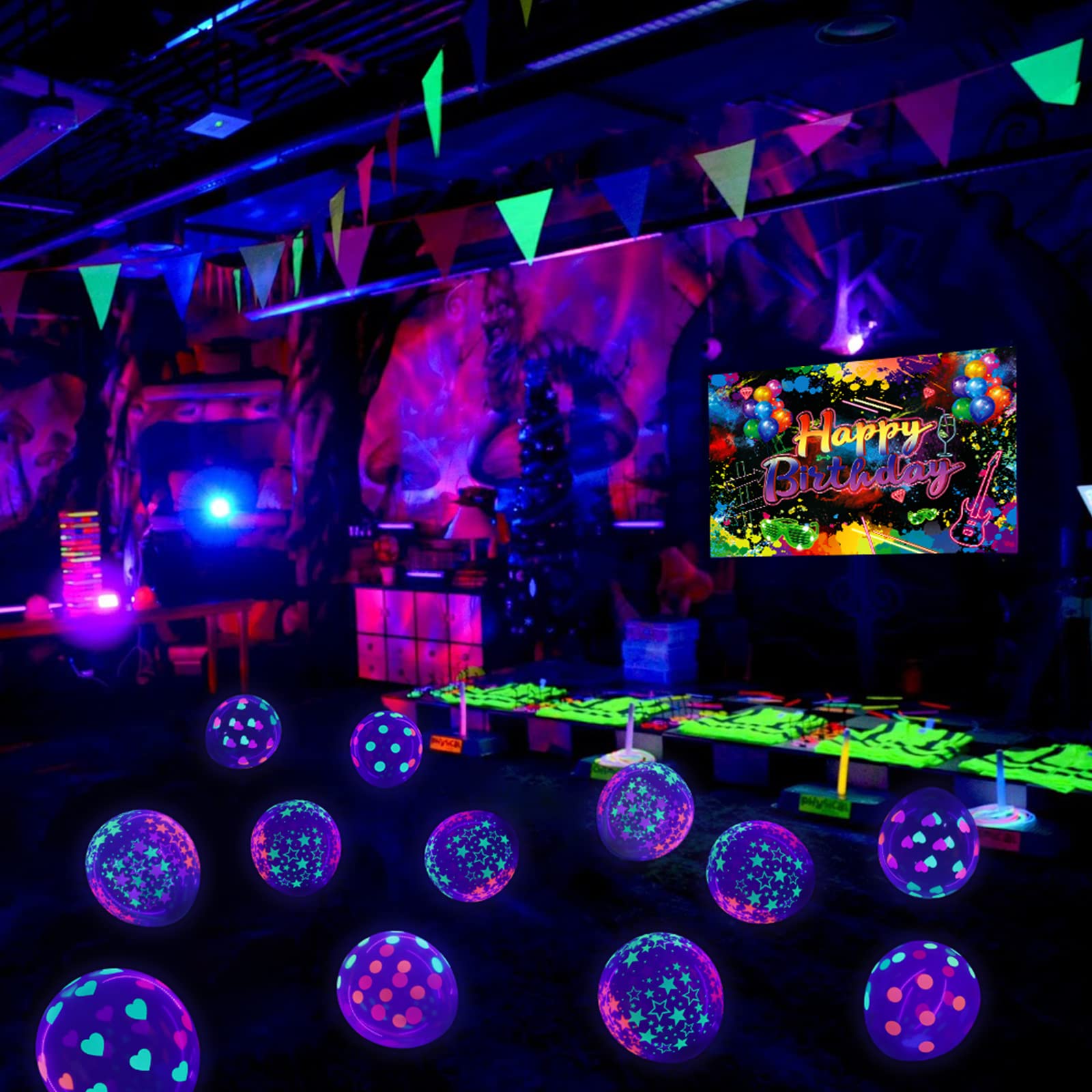Neon Party Rooms