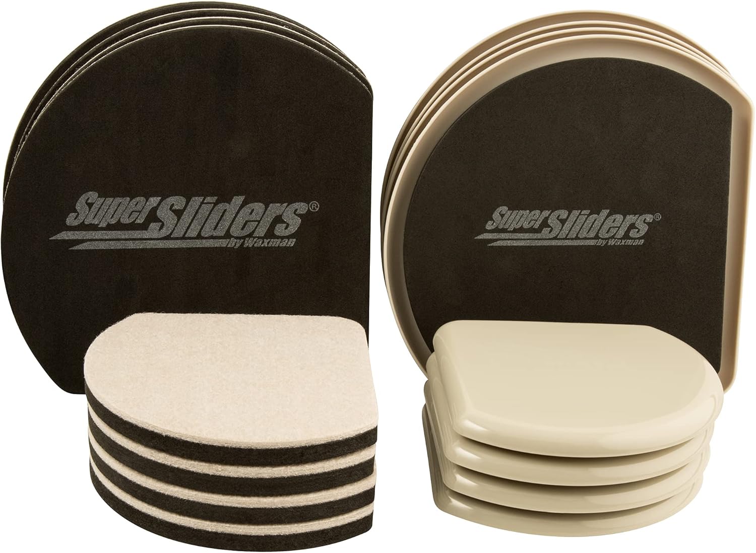 Super Sliders Multi-Surface 5" & 7" Slide & Hide Reusable Furniture ...