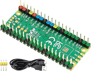 Amazon.com: Raspberry Pi Pico with Pre-Soldered Color Header Microcontroller Mini Development ...