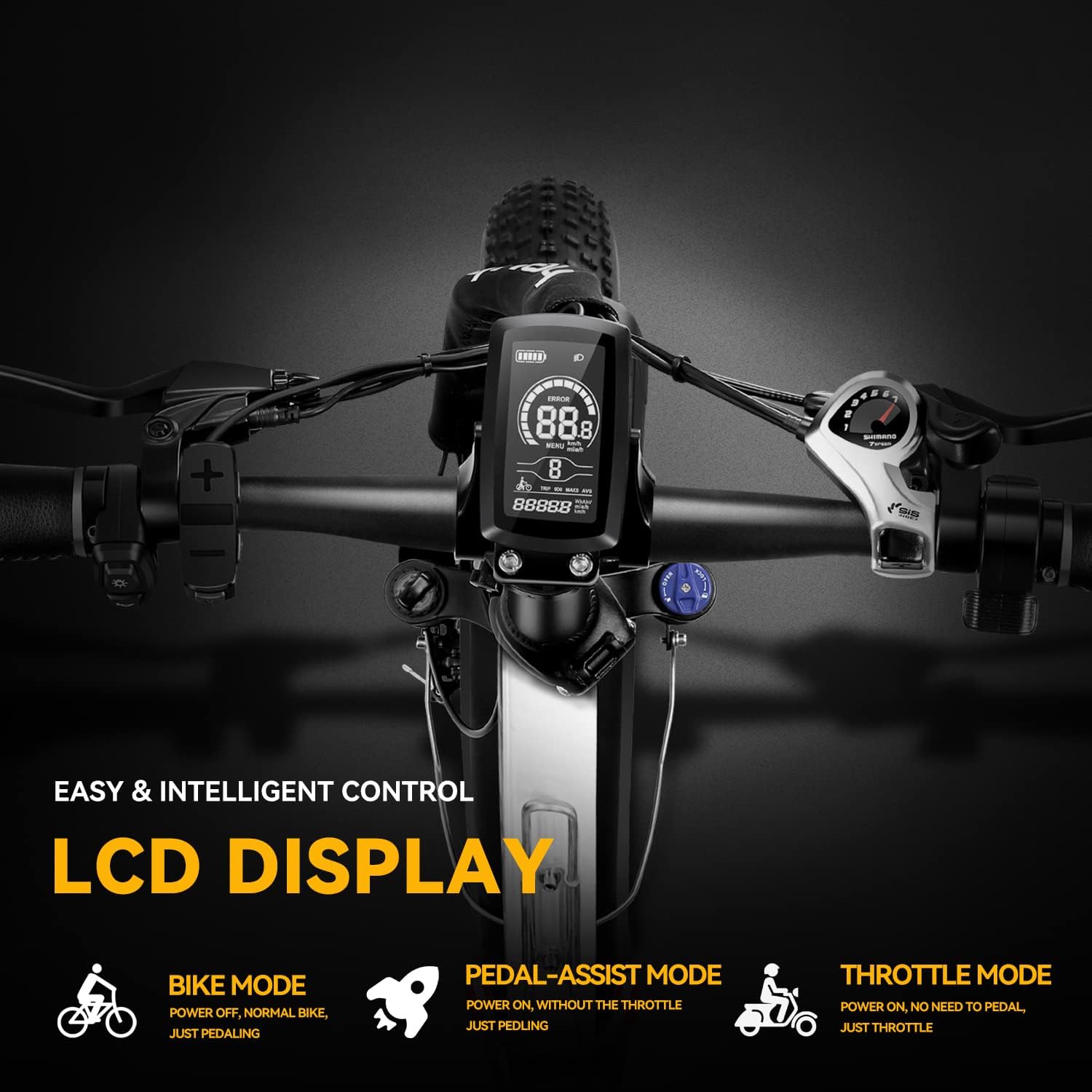 Heybike Ranger Electric Bike for Adults Foldable 20 x 40 Fat Tire Step-Thru Electric Bicycle ...