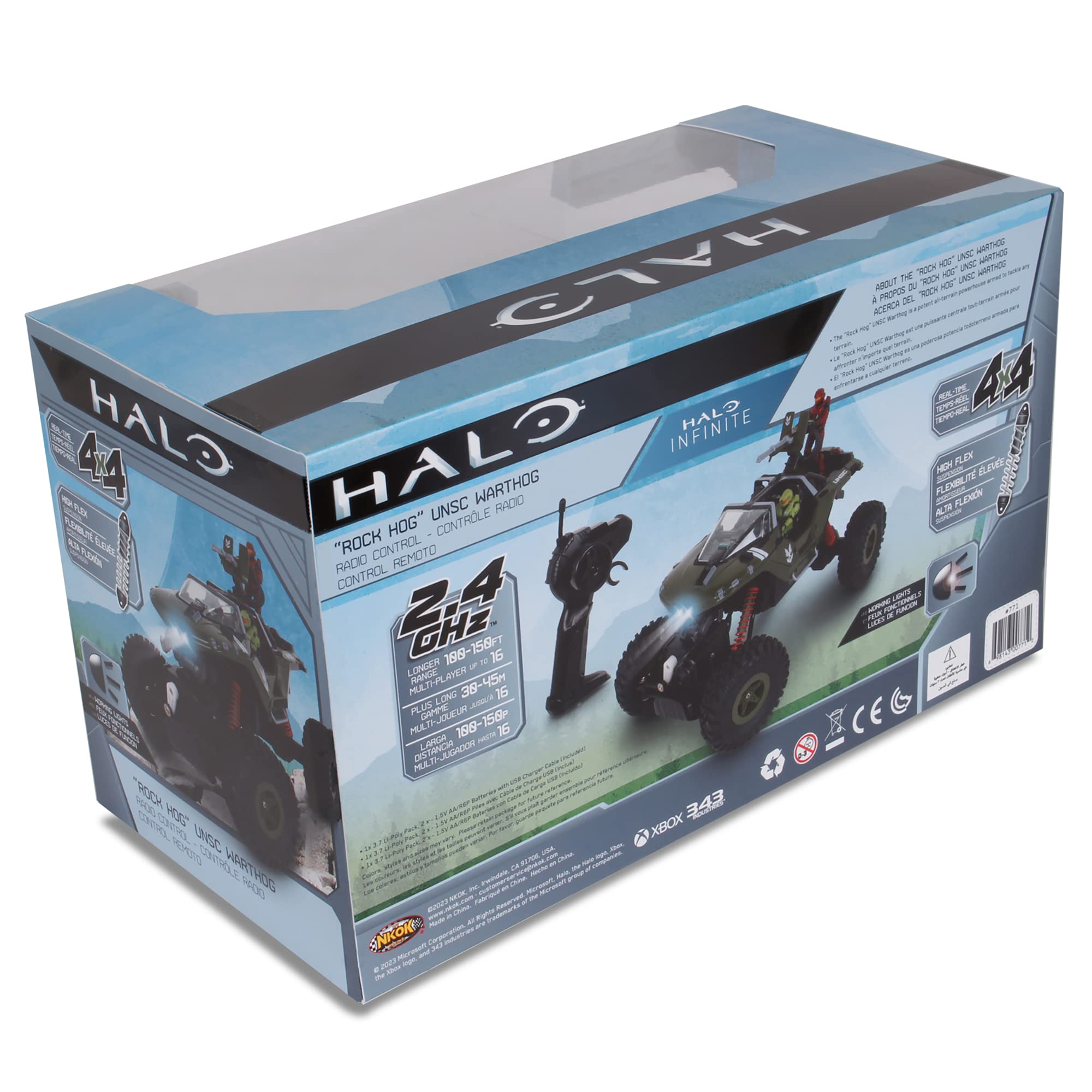 Snapklik.com : NKOK Halo Infinite RC: UNSC Warthog Rock Hog - Rock Climber