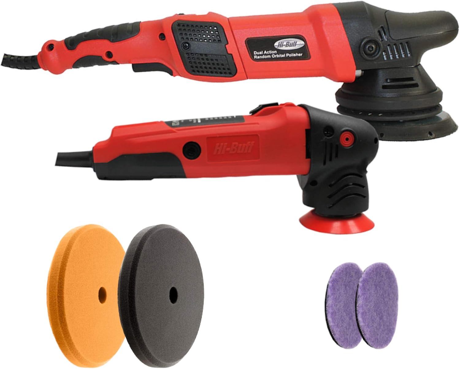 Amazon.com: Two HI-BUFF Dual Action Polishers, 15mm Big Throw Polisher ...