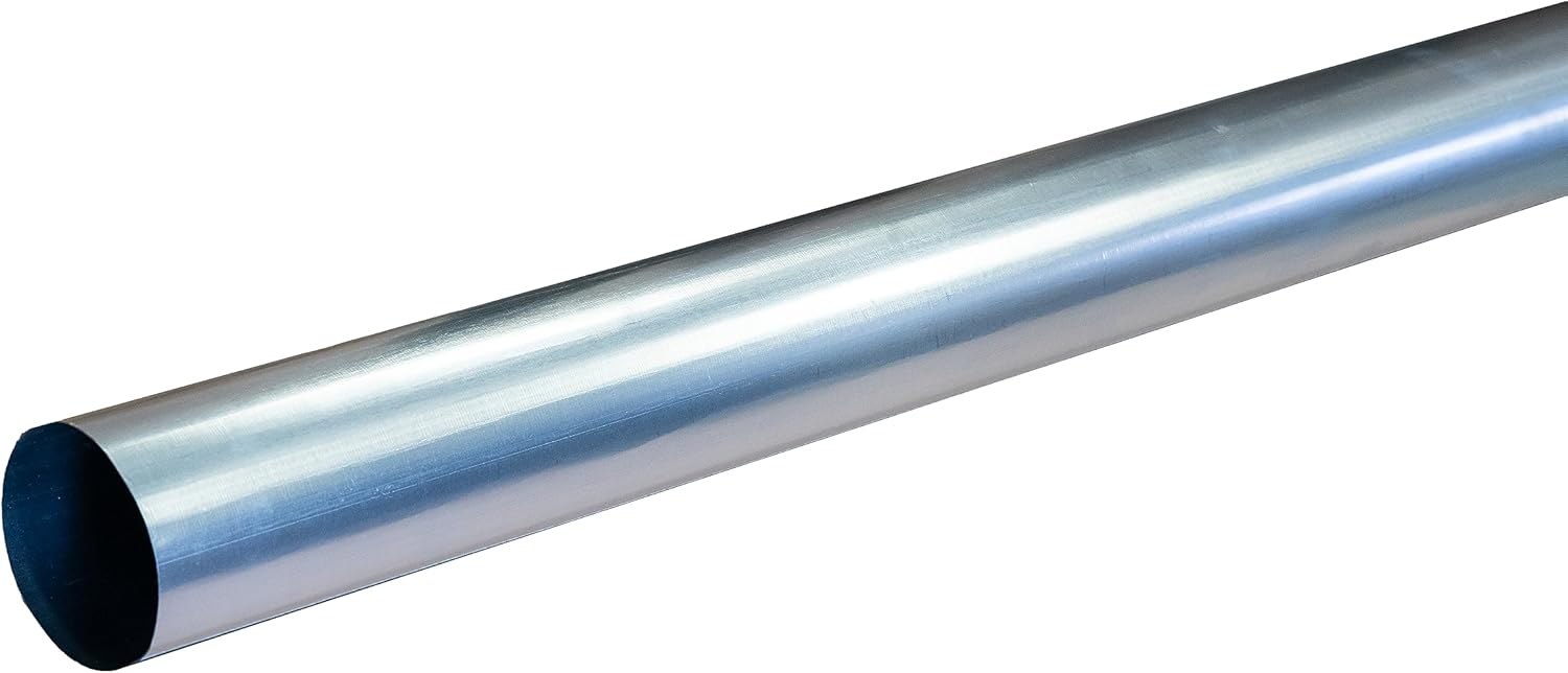 Tuyau de descente rond pour gouttière en Acier Galvanisé - Adaptable au ...