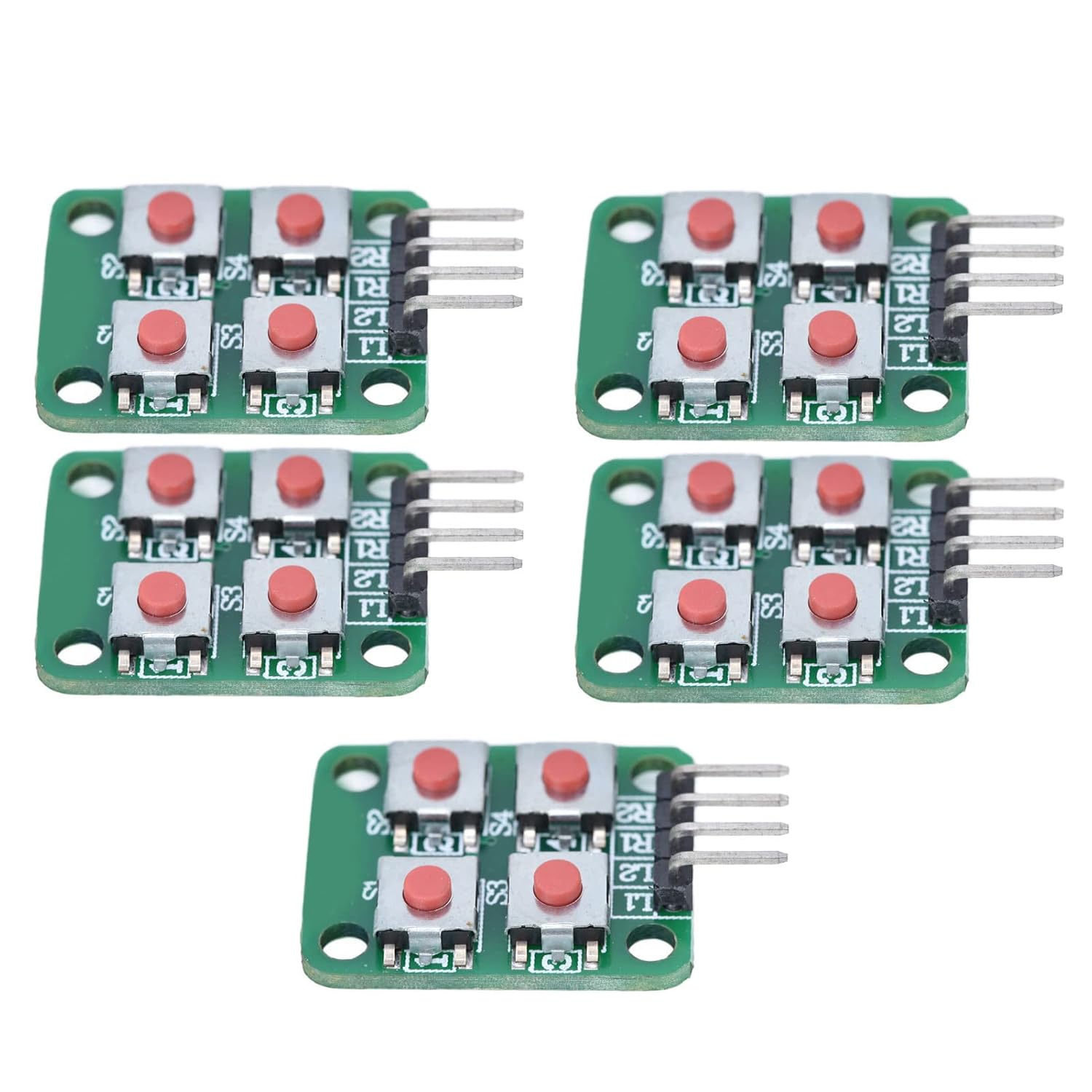Amazon.in: Buy Eujgoov 5pcs 2x2 Scan 4 Keypad Keyboard Module Array Key ...