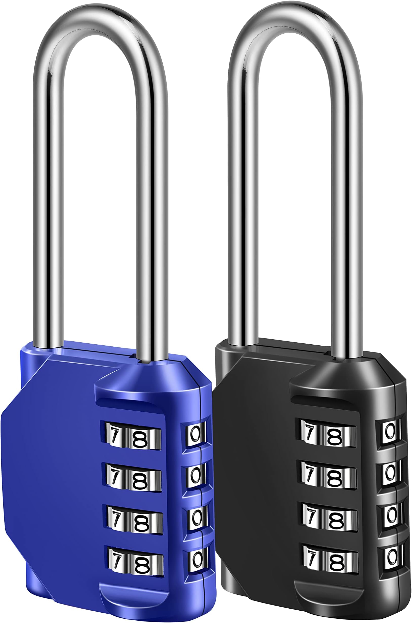 Combination Lock, 4 Digit Combination Padlock for School Gym Sports ...