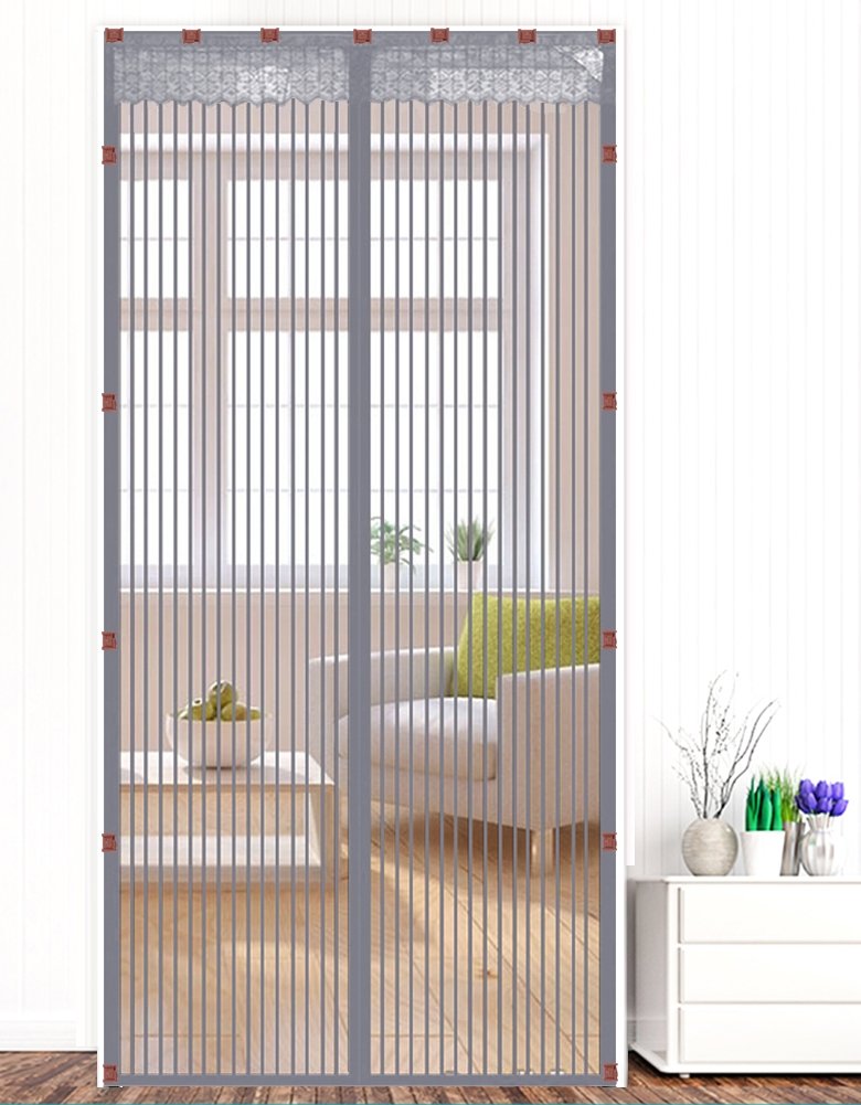Liveinu Magnetic Screen Door Screen Mesh Curtain with Upgraded Adhesive ...