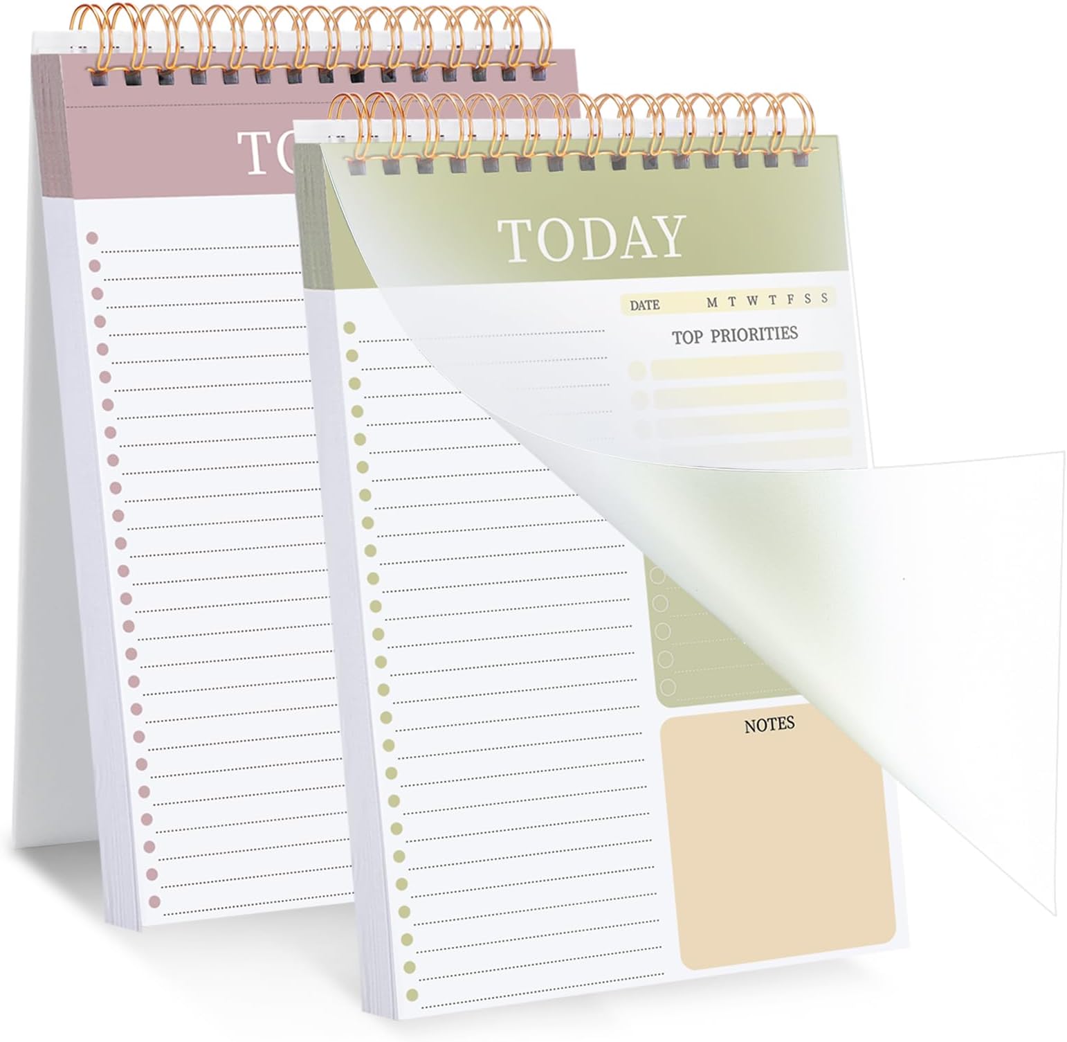 Amazon.com : 2 Packs To Do List Notepad, Total 208 Pages To Do List ...