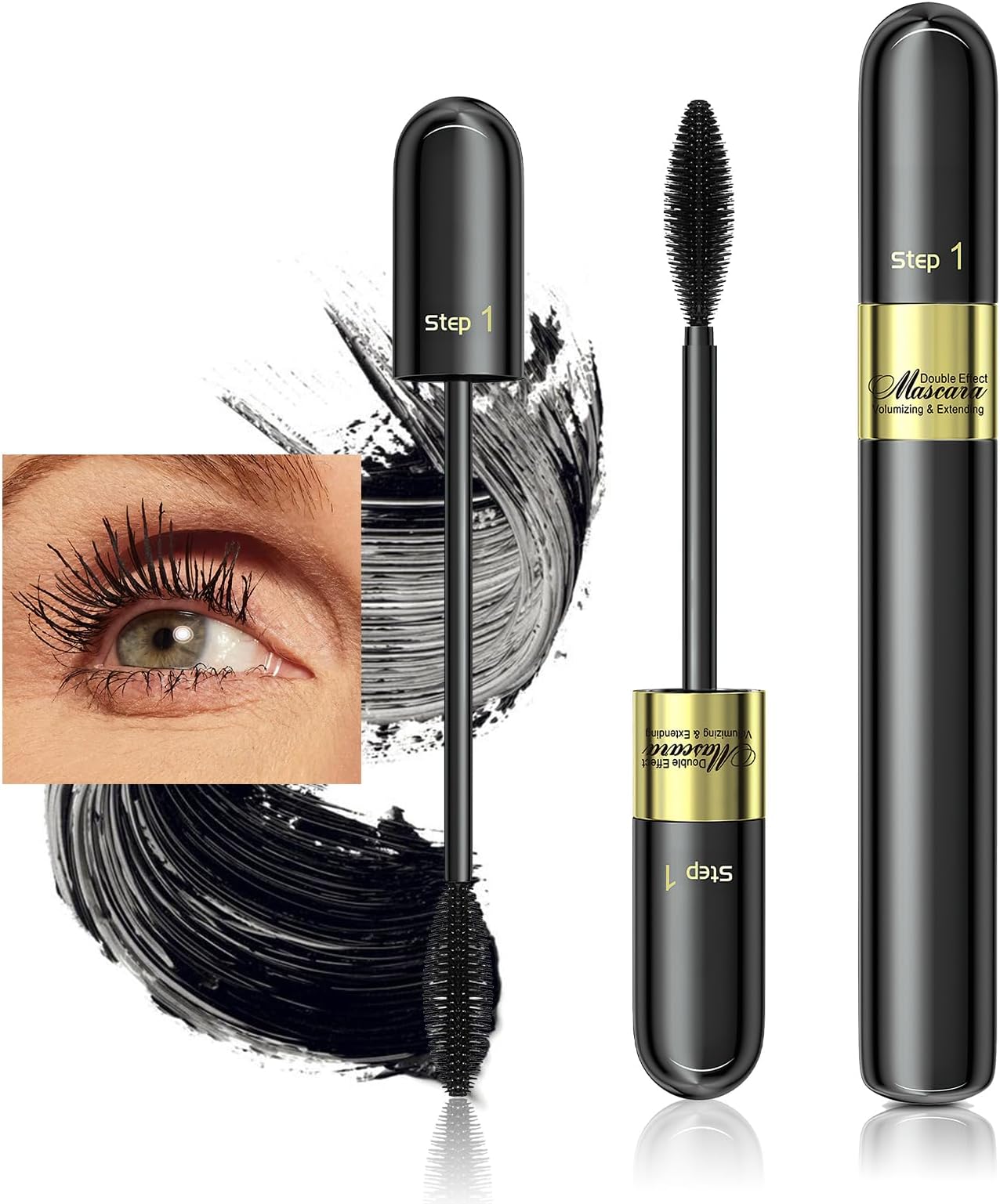 Amazon.com : Waterproof & Smudge-Proof Tubing Mascara - Long-Lasting 2 ...