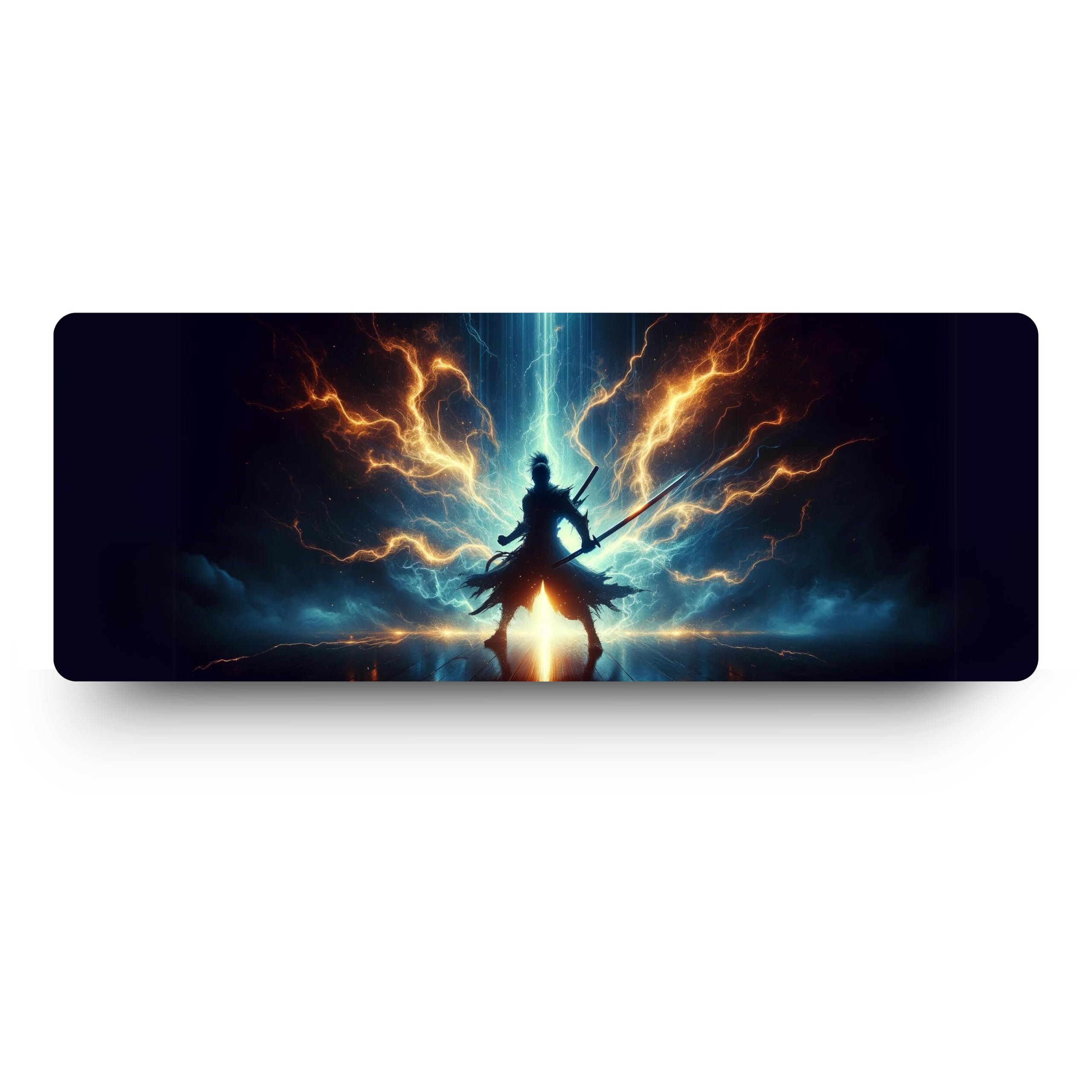 DESKMATEC Gaming Mouse Pad, Lightning Warden Desk Mat (80x30cm ...