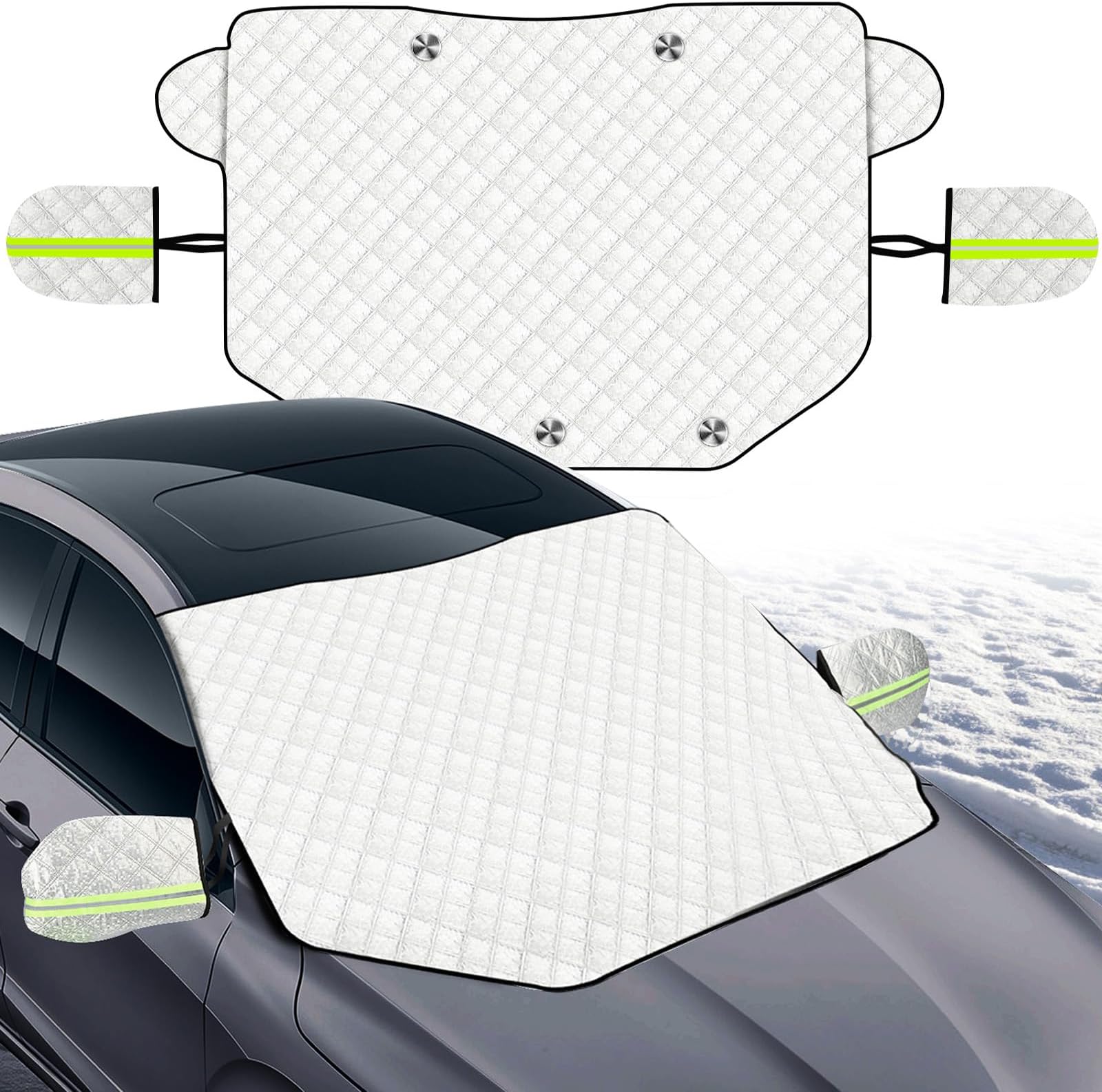 Amazon.com: Car Windshield Cover for Ice and Snow, Winter Car Ice Cover ...