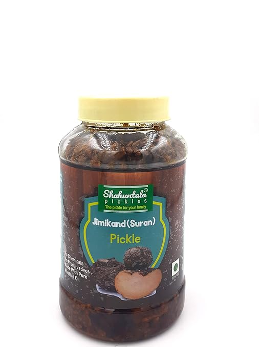 Shakuntala Pickles Jimikand (Suran) Pickle 450GM (Pack Of 1) With Pure ...