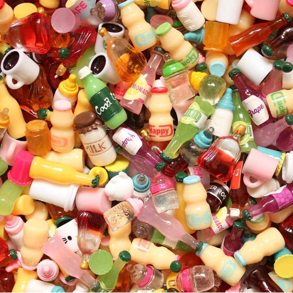 Amazon.com: FULUSODO 60pcs Slime Charms Cute Set, Bulk Mixed Resin ...