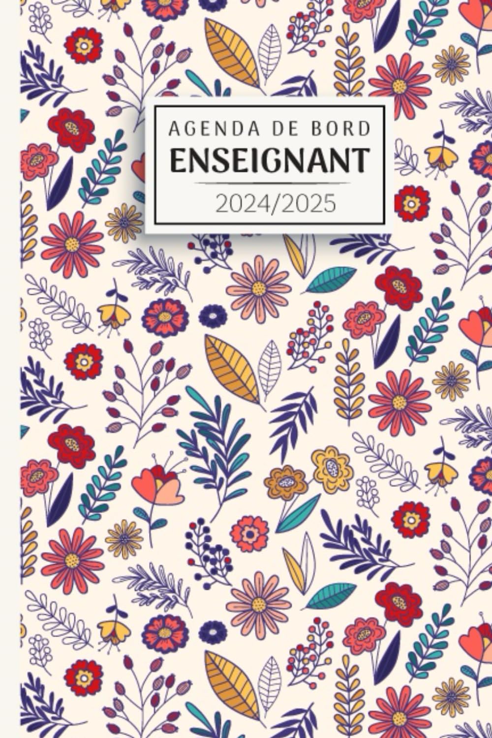 Agenda de Bord Enseignant 2024/2025 A5: Organiseur semainier et mensuel ...