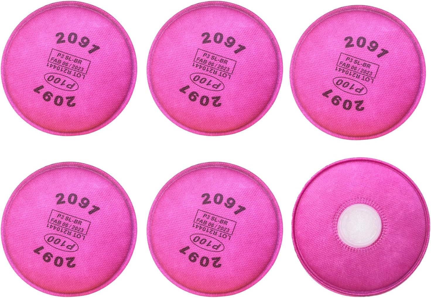 10PCS（5Pack）2091 Filters for Respirator Compatible with 2091, Installed ...