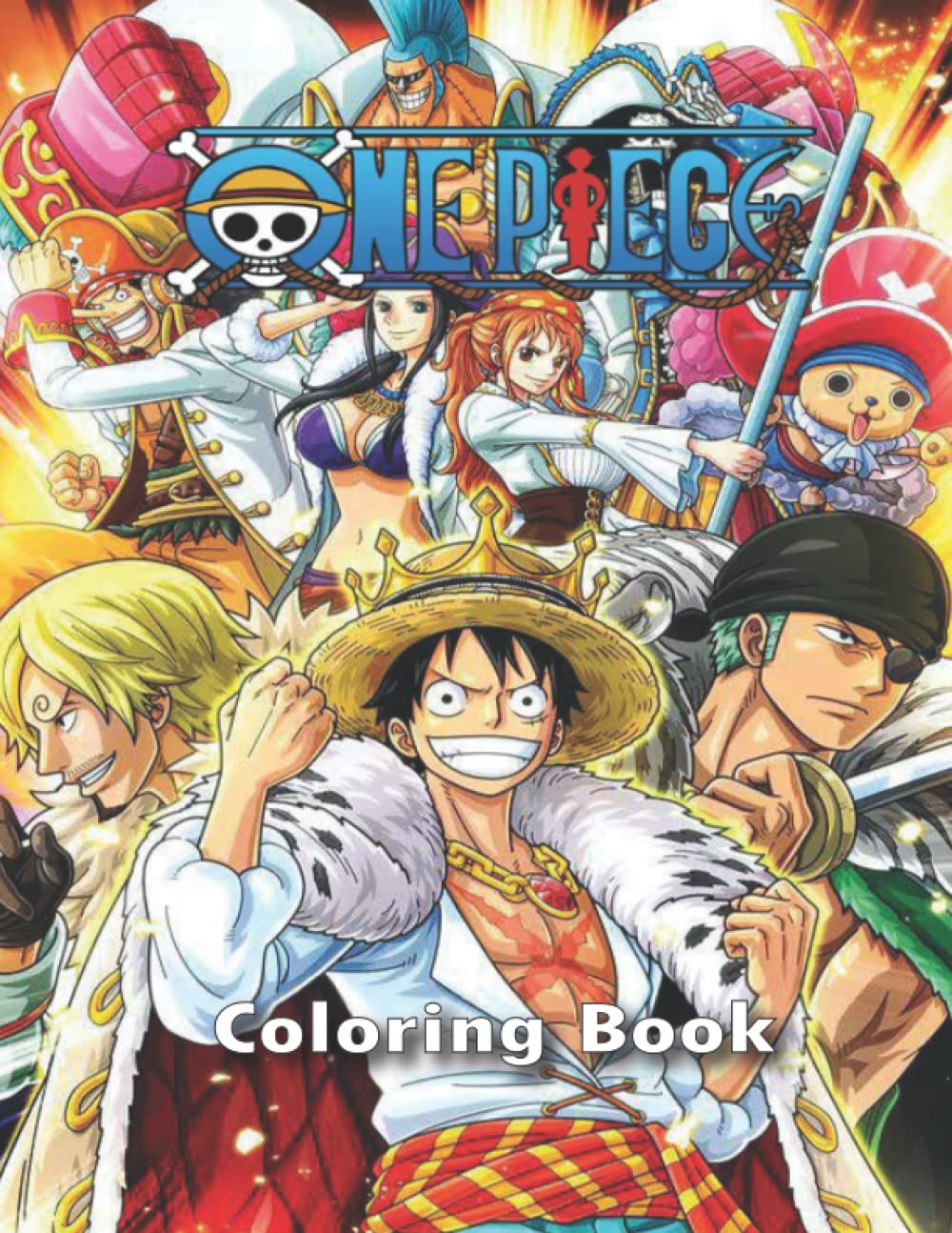 Buy One Píece Coloring Book: Anime Coloring Book With One Píece ...