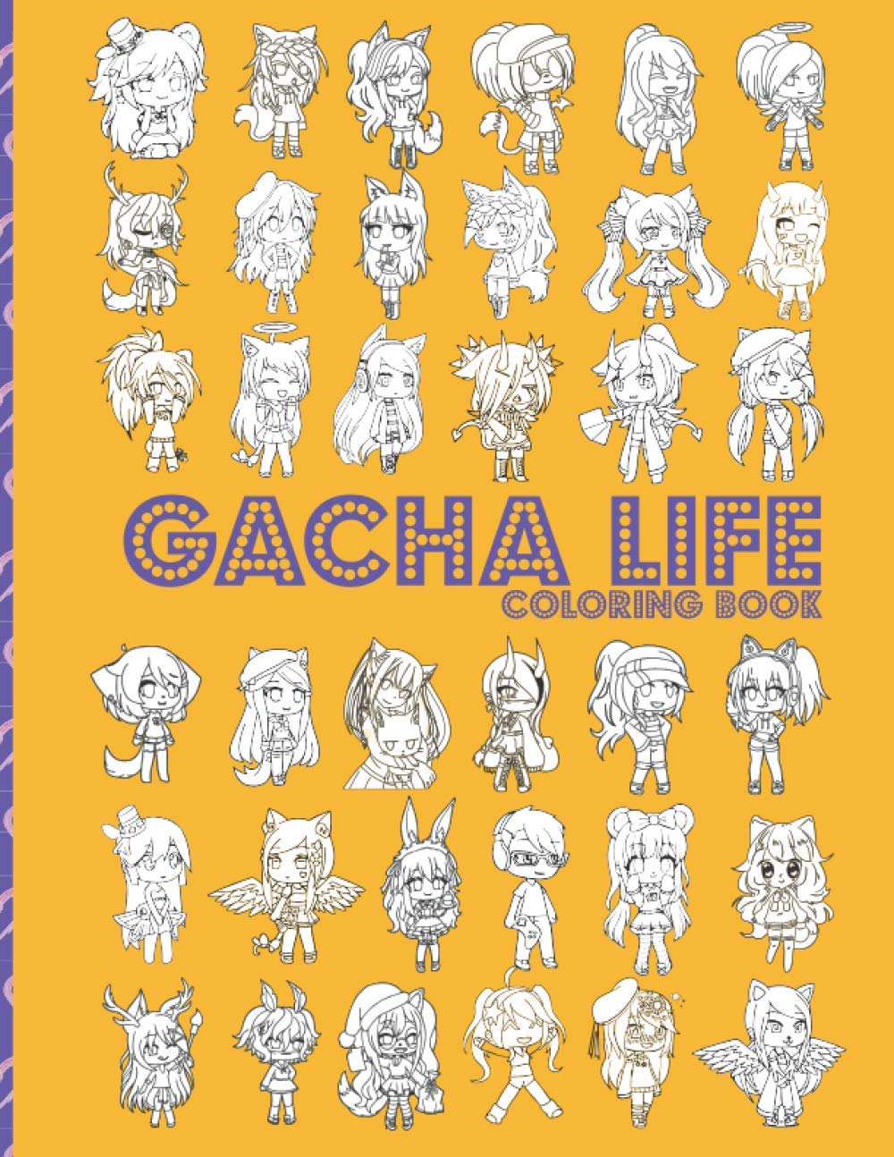 Buy Gacha Life Coloring Book: 50 Cute and Easy Drawings from the Gacha ...