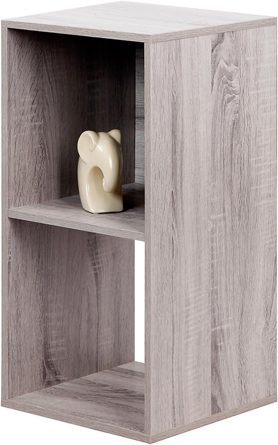 PACHIRA Bookcase with 2 Levels, 1 x 2 Wooden Bookcase, Step Shelf ...